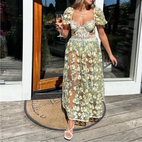 For Love And Lemons | Dresses | For Love Lemons Free People Carson ...